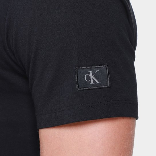 Camiseta Calvin Klein Masculina - Preto | Netshoes