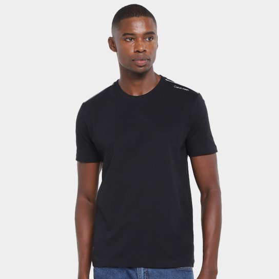 Camiseta Calvin Klein Vivo Masculina - Preto | Netshoes