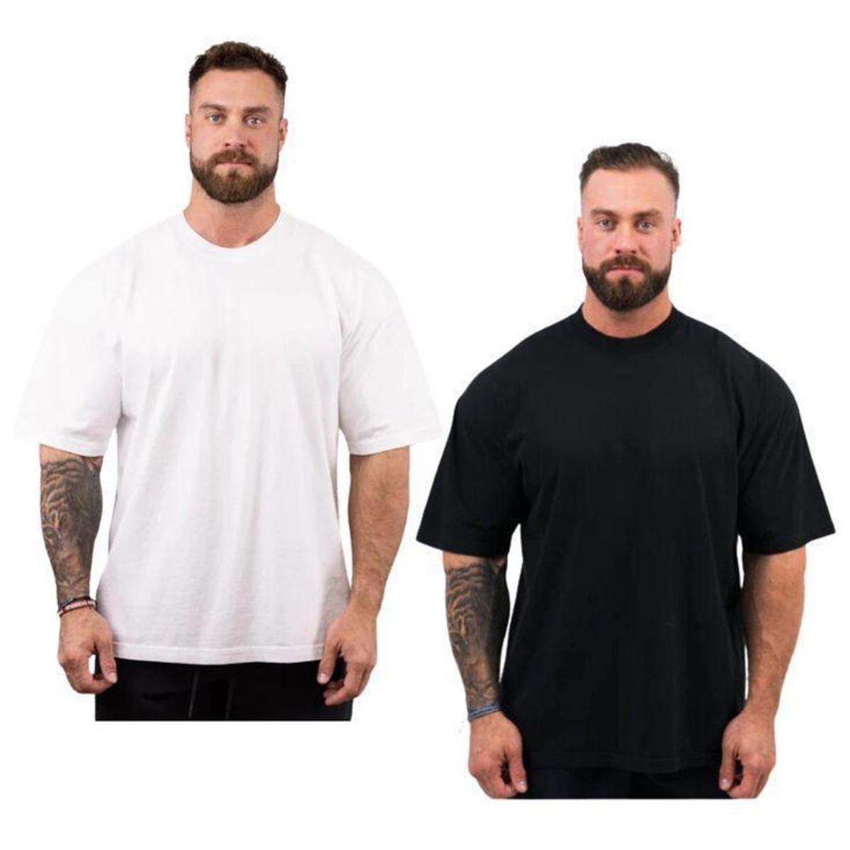 Camiseta Camisa Oversized Masculina Streetwear Larga - Preto | Netshoes