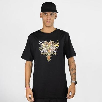 Camiseta Cavalera Indie Aguias Vilas - Preto | Netshoes