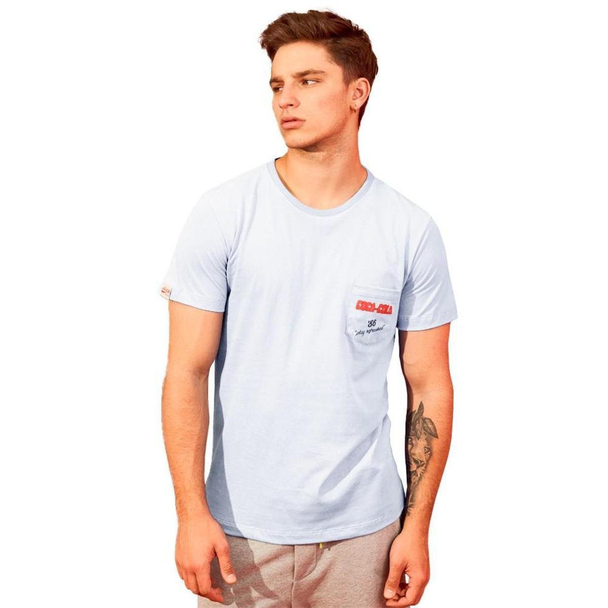 Camiseta Coca Cola Play Masculino - Branco | Netshoes