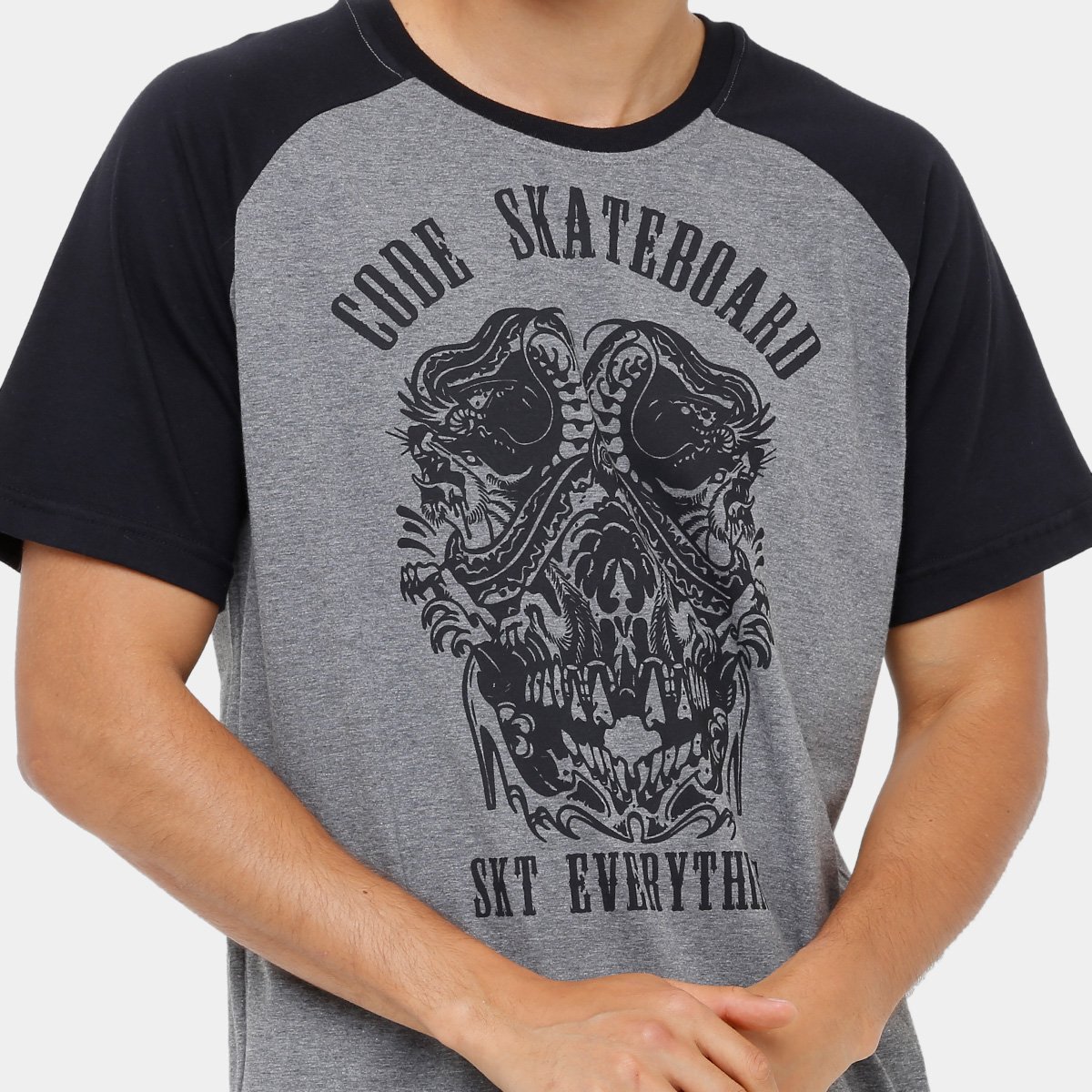 Camiseta Code Streetshirts Skull Masculina | Netshoes