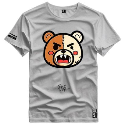 Camiseta Coleção Little Bears Urso Andry Angry Shap Life - Cinza | Netshoes