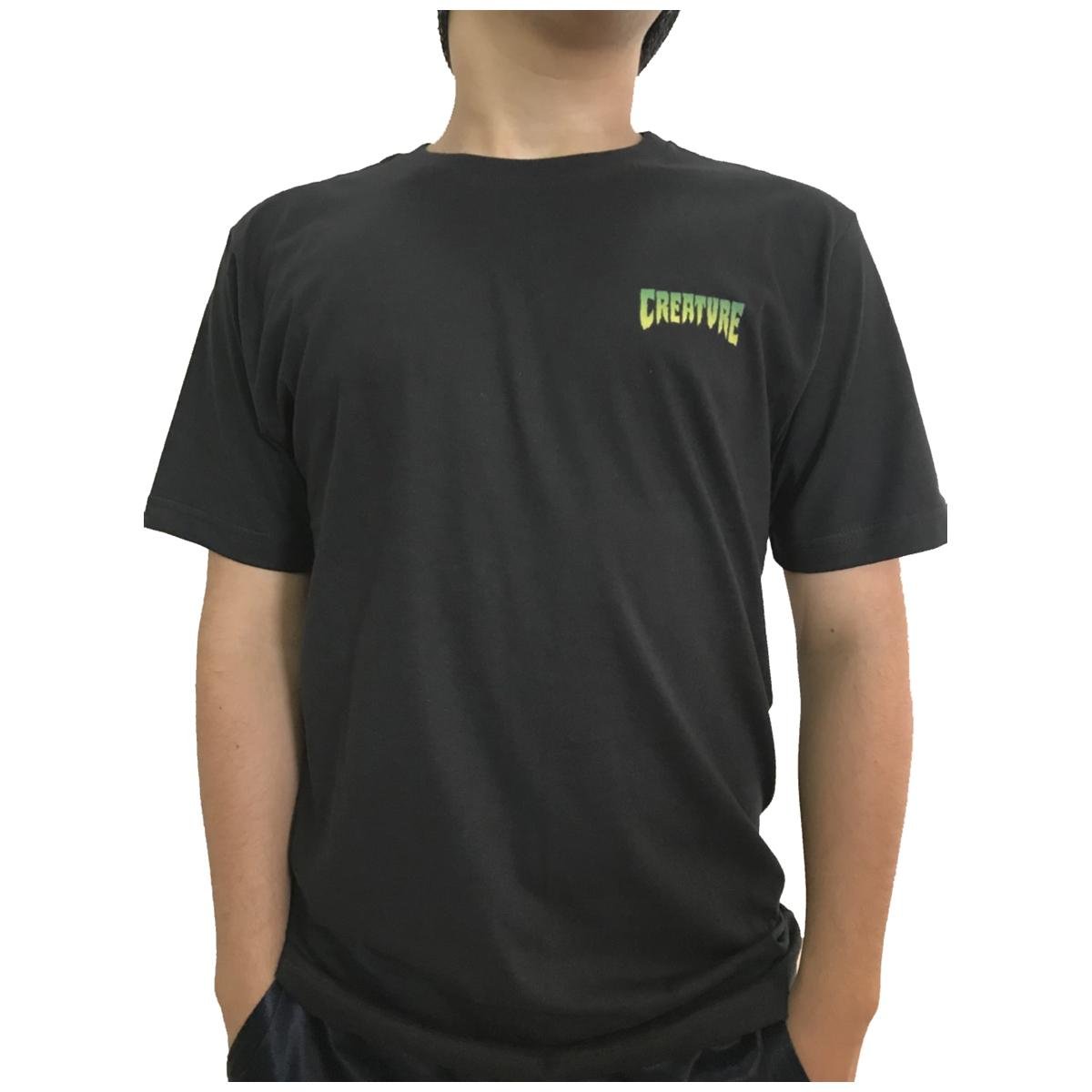Camiseta Creature Chest Logo Masculina - Preto | Netshoes