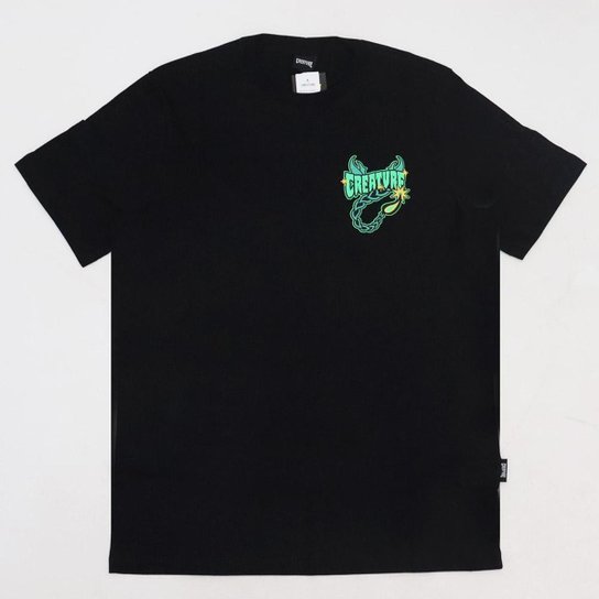 Camiseta Creature Deadly Sand SS - Preto - Preto | Netshoes