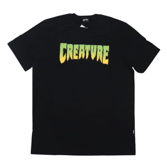 Camiseta Creature Logo SS - Preto - Preto | Netshoes