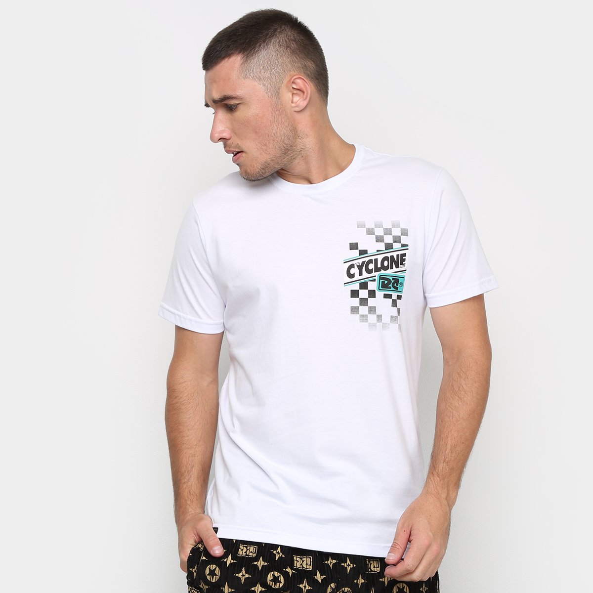 Camiseta Cyclone Loc Sand Masculina - Branco | Netshoes