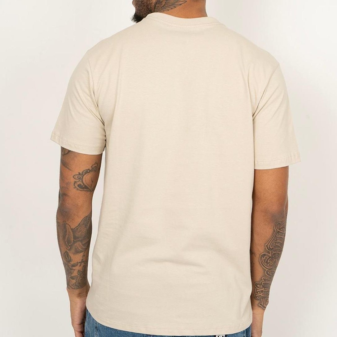 Camiseta DC Shoes DC Sta SM26 Masculina - Bege | Netshoes