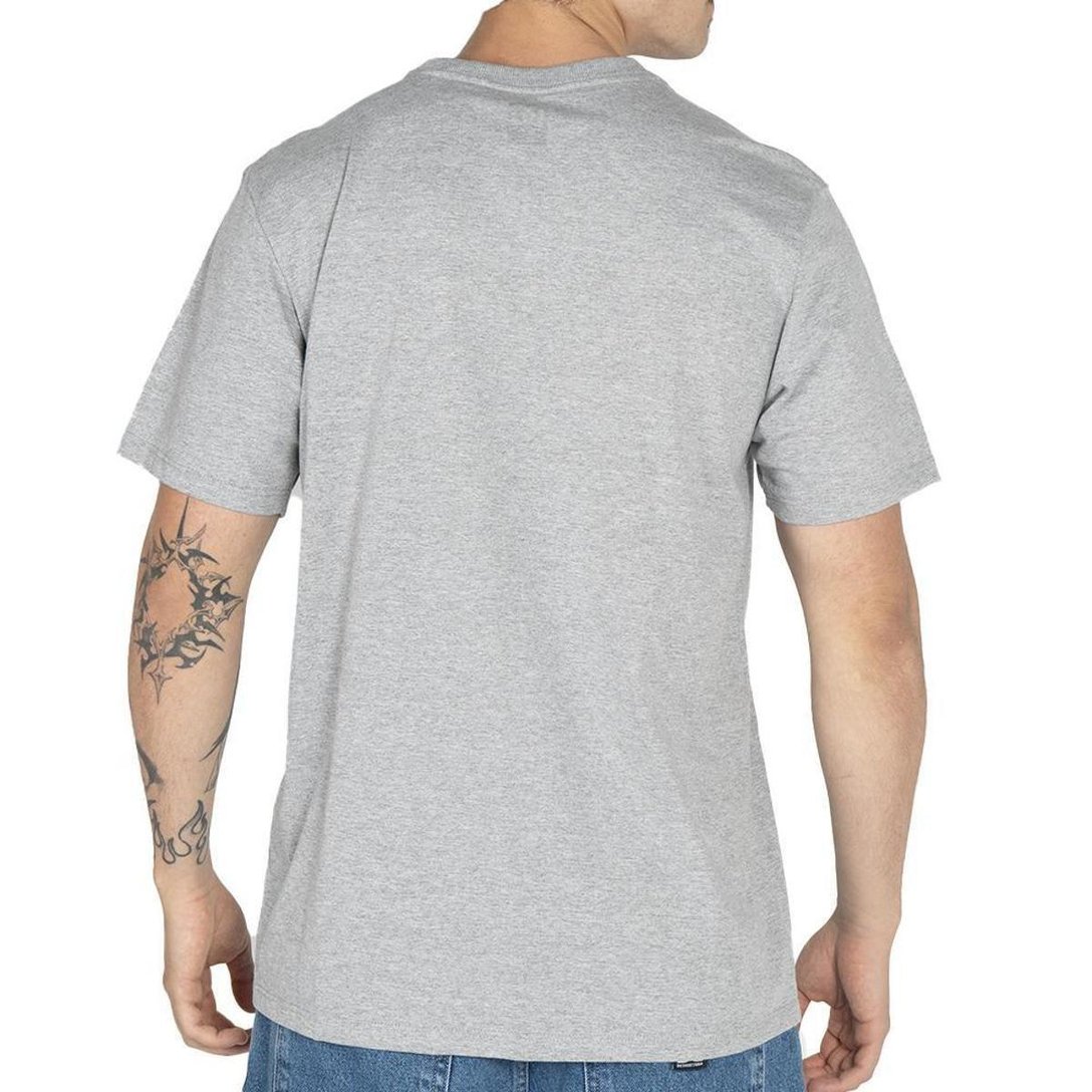 Camiseta DC Shoes DC Sta SM26 Masculina - Cinza | Netshoes