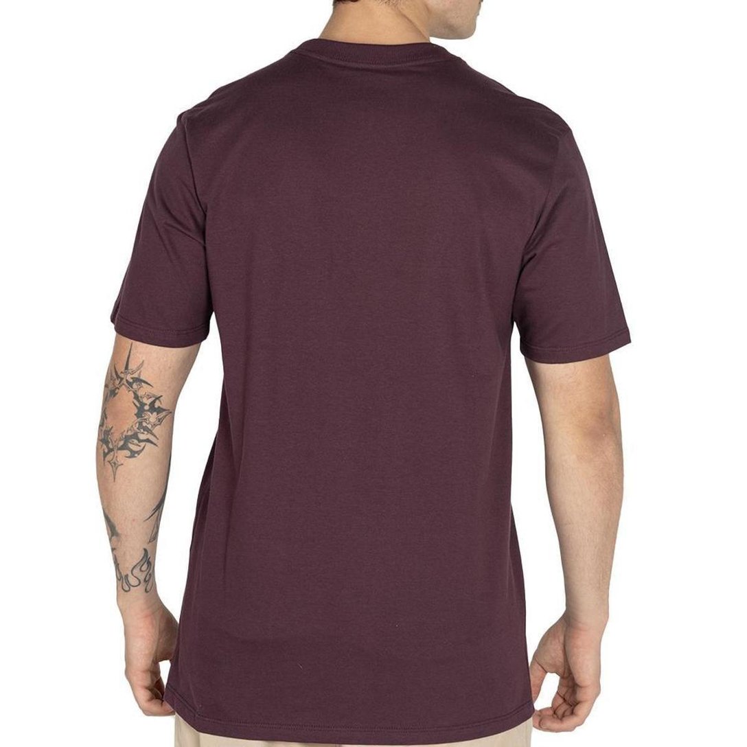 Camiseta DC Shoes DC Sta SM26 Masculina - Vermelho Escuro | Netshoes