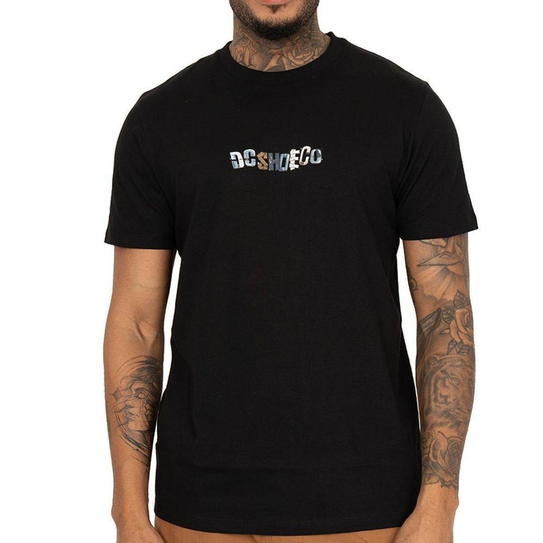 Camiseta DC Shoes Iron Skull SM26 Masculina - Preto | Netshoes