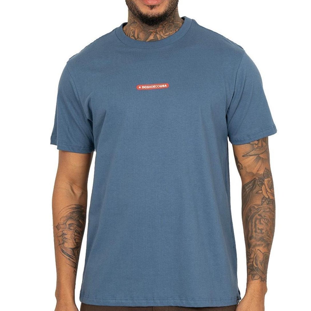 Camiseta DC Shoes Tape DCShoe SM26 Masculina - Azul | Netshoes