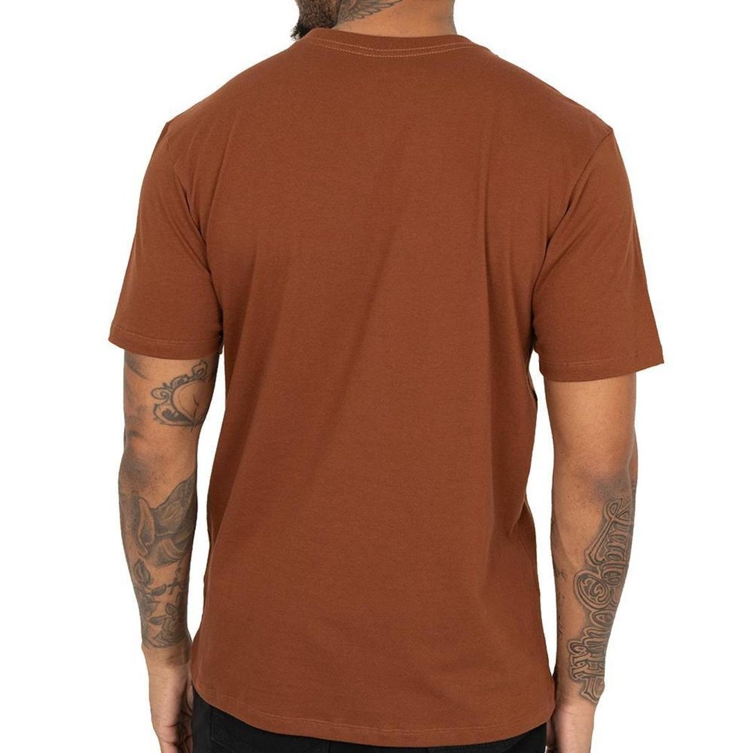 Camiseta DC Shoes Tape DCShoe SM26 Masculina - Marrom | Netshoes