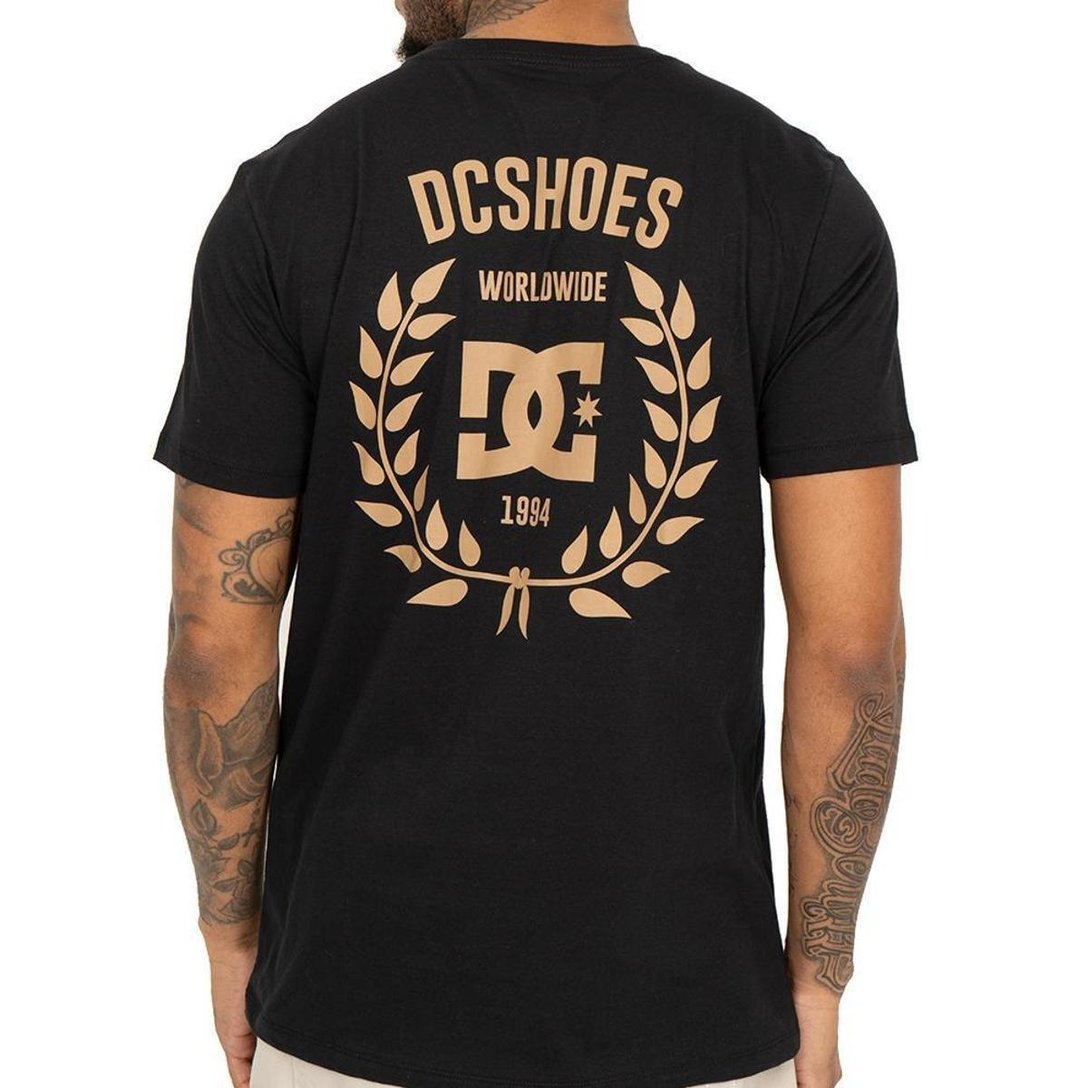 Camiseta DC Shoes Worldwide 94 SM26 Masculina - Preto | Netshoes