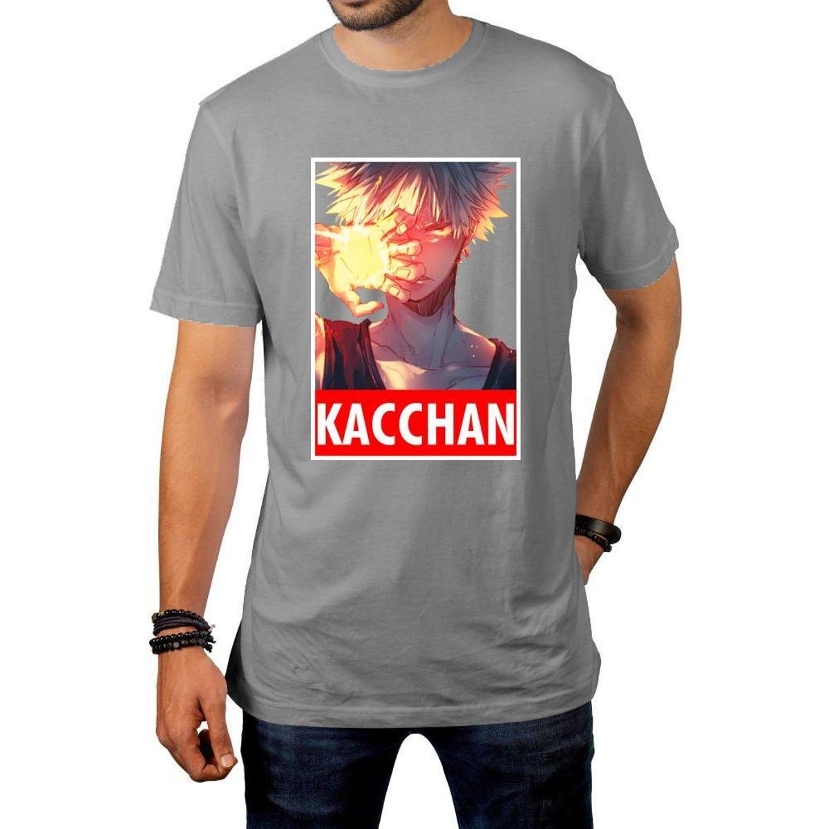 Camiseta de Anime Diferenciado KAACHAN Novo com 6 cores Top Gênero ...