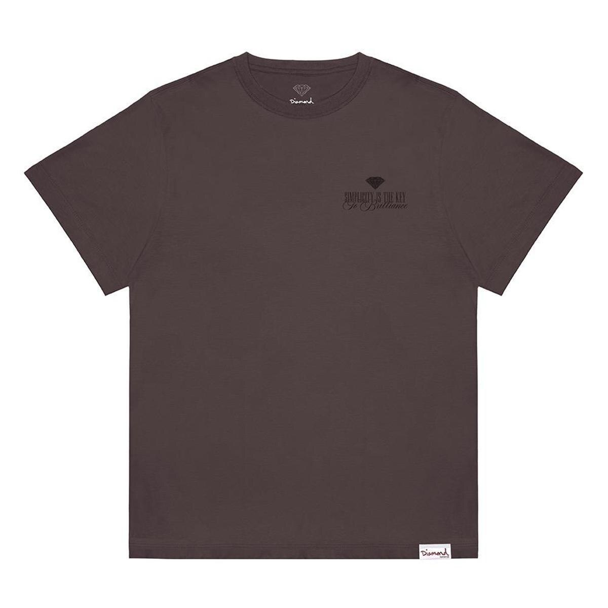 Camiseta Diamond Key Stoned - Marrom Estonado - Marrom | Netshoes