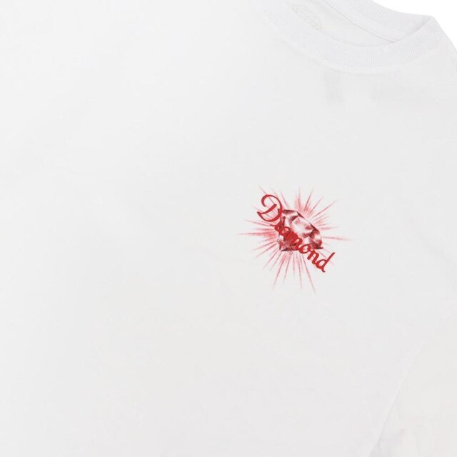 Camiseta Diamond Shine - Branco - Branco | Netshoes