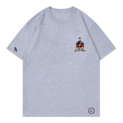 Camiseta Duck Basquete Estampa Tendência IA Top em Algodão - Cinza ...