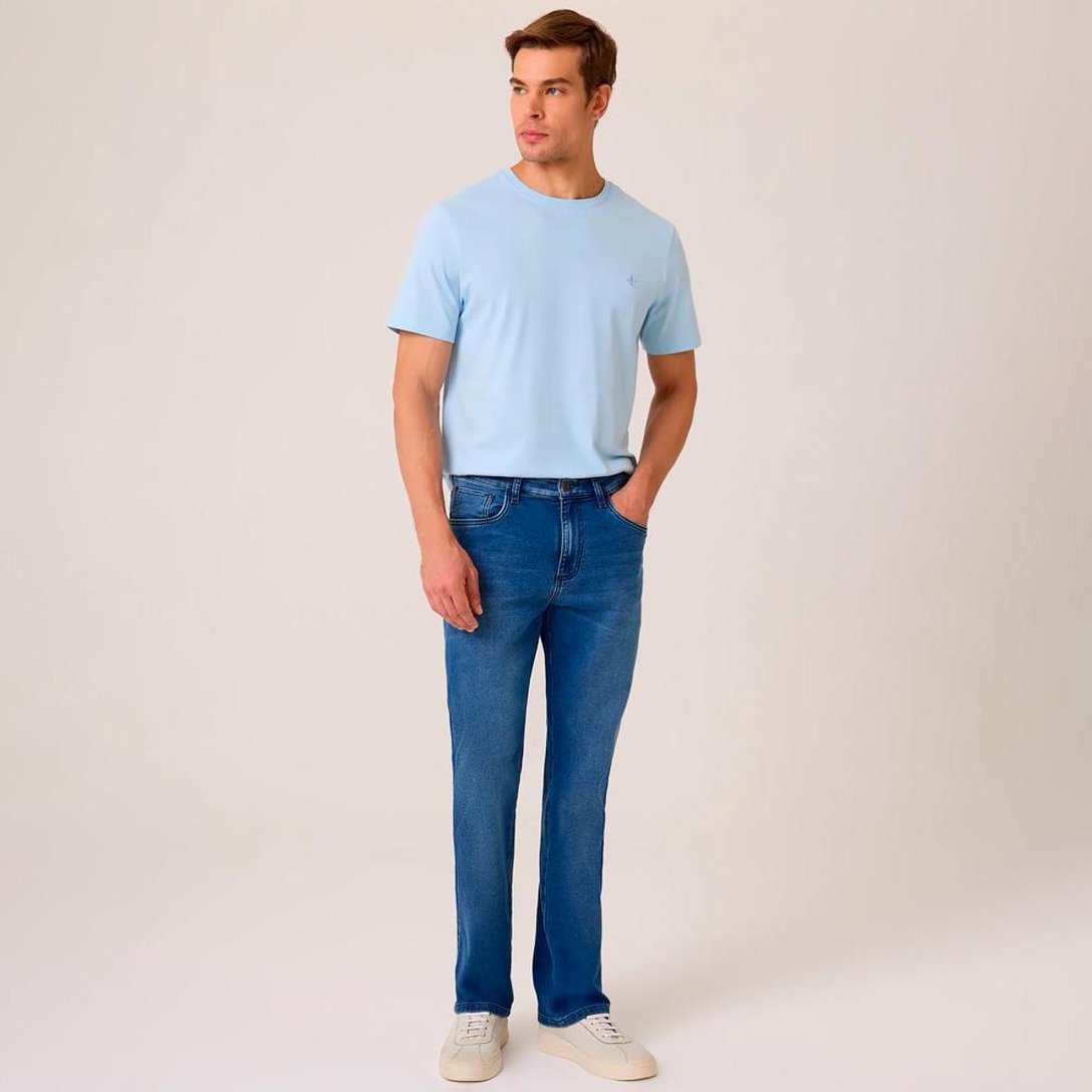 Camiseta Dudalina Essentials Color Masculino - Azul | Netshoes