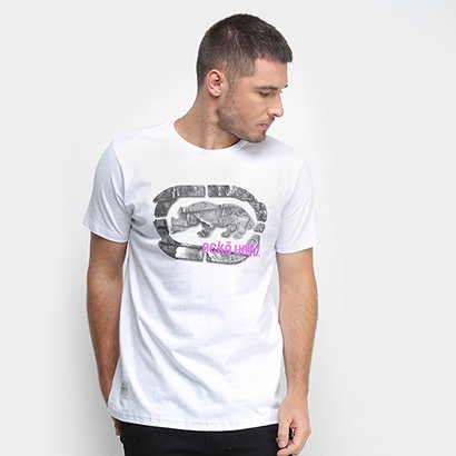 Camiseta Ecko Stone Masculina - Branco | Netshoes