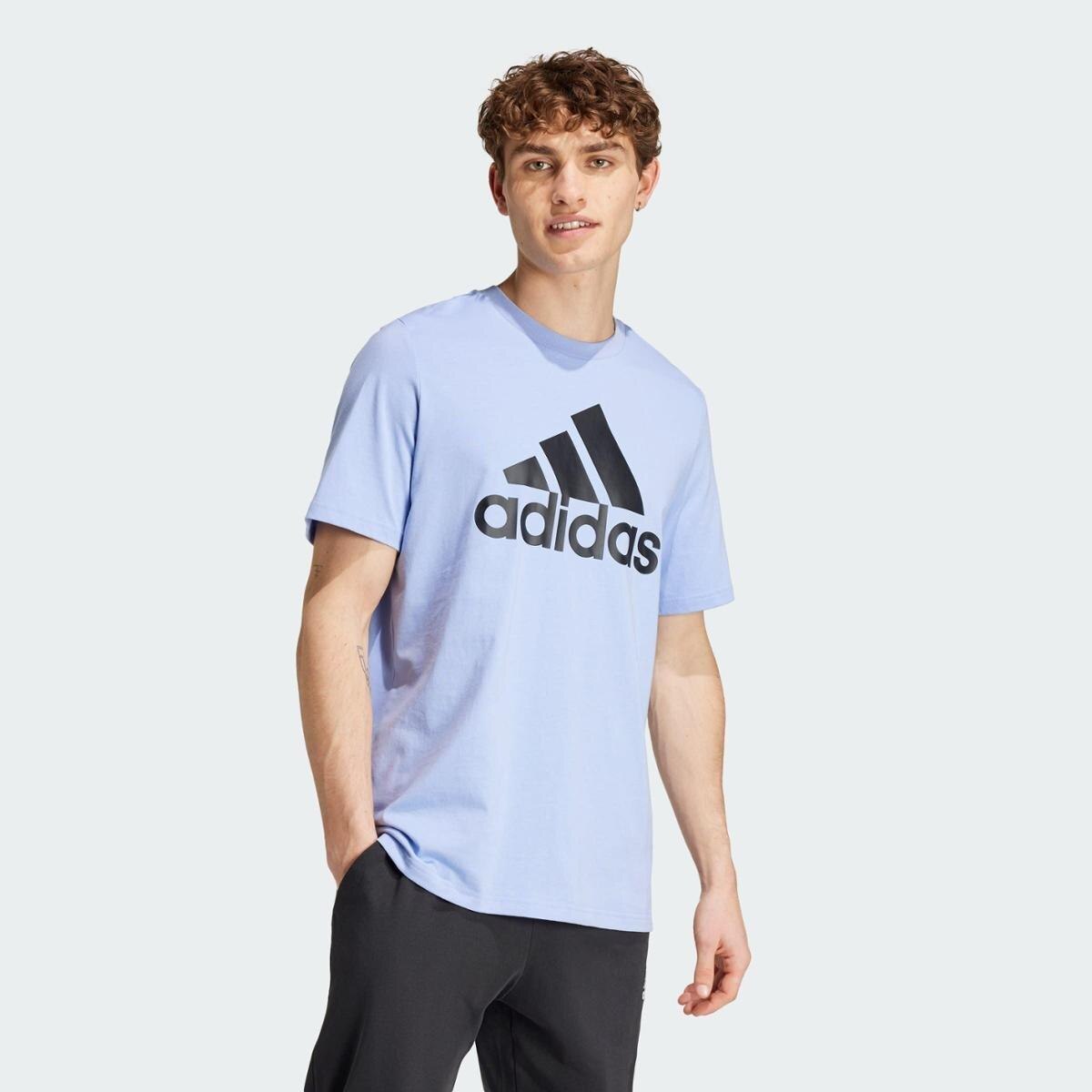 Camiseta Essentials Single Jersey Big Logo Adidas - Azul | Netshoes