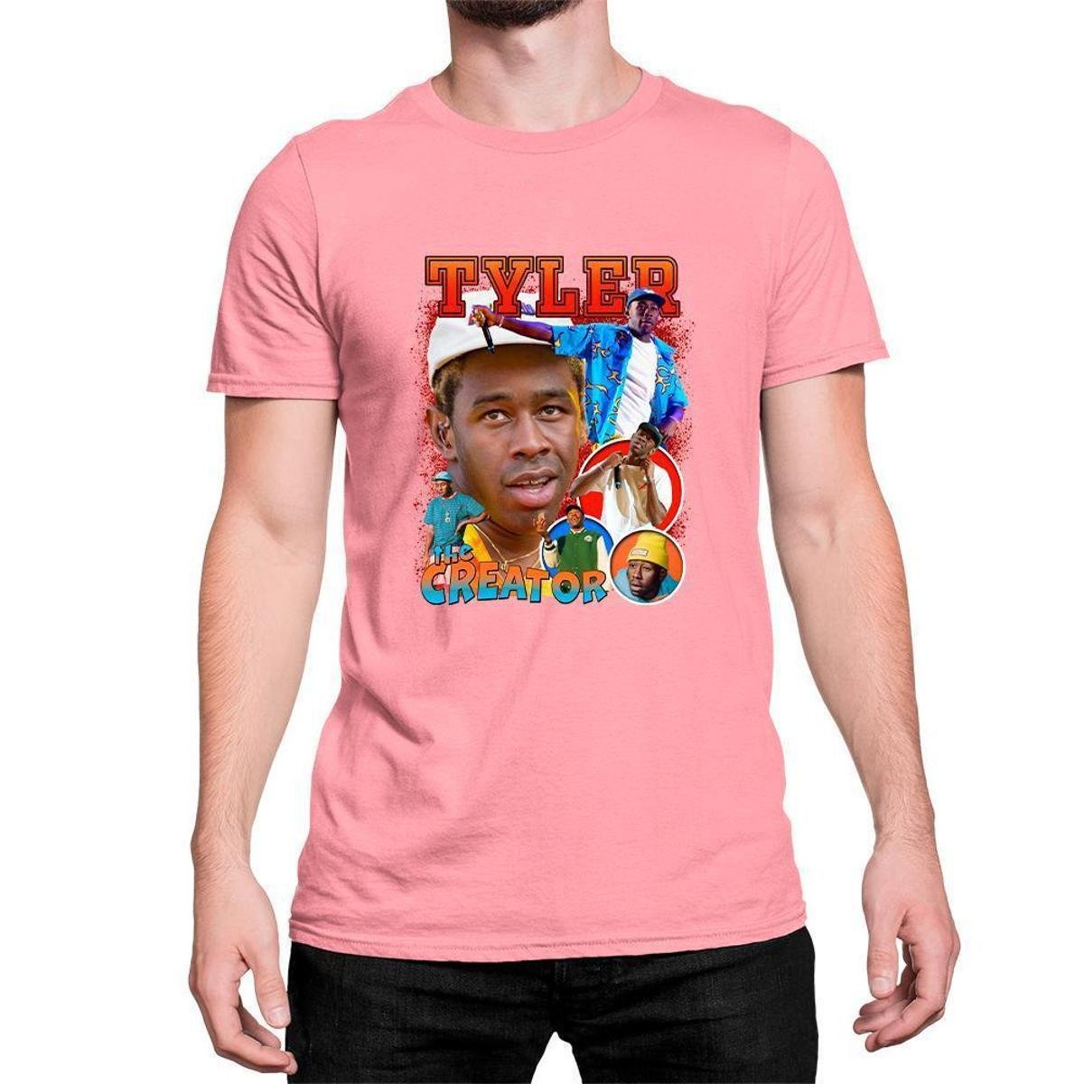 Camiseta Estampa Raper Tyler The Creator - Rosa | Netshoes