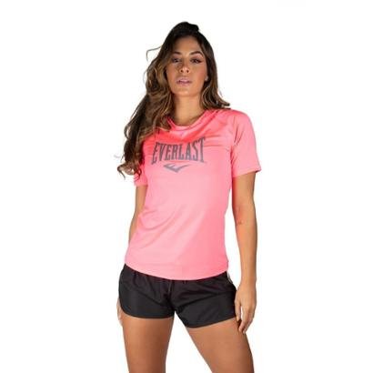 CAMISETA EVERLAST RASH GUARD FEMININA - Rosa | Netshoes