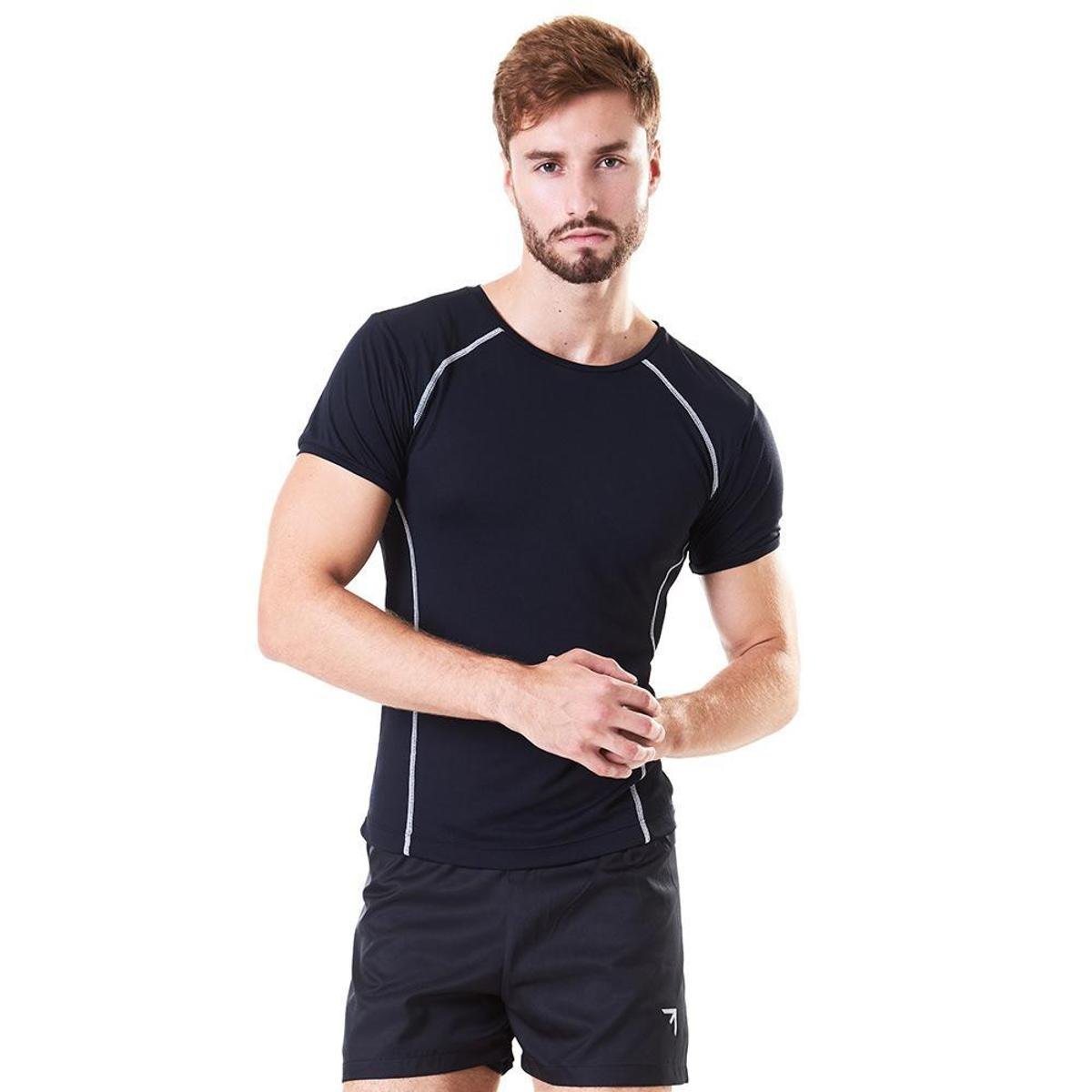 Camiseta Ferzon Force Dry Esportiva Tecido Creponado em Poliamida ...
