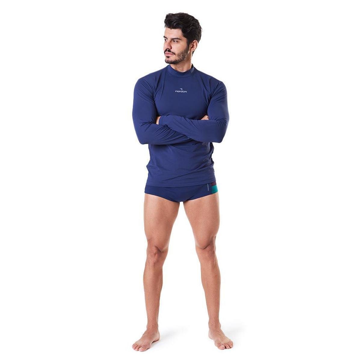 Camiseta Ferzon Thermic Manga Longa Fator de proteção +50UV Masculina ...