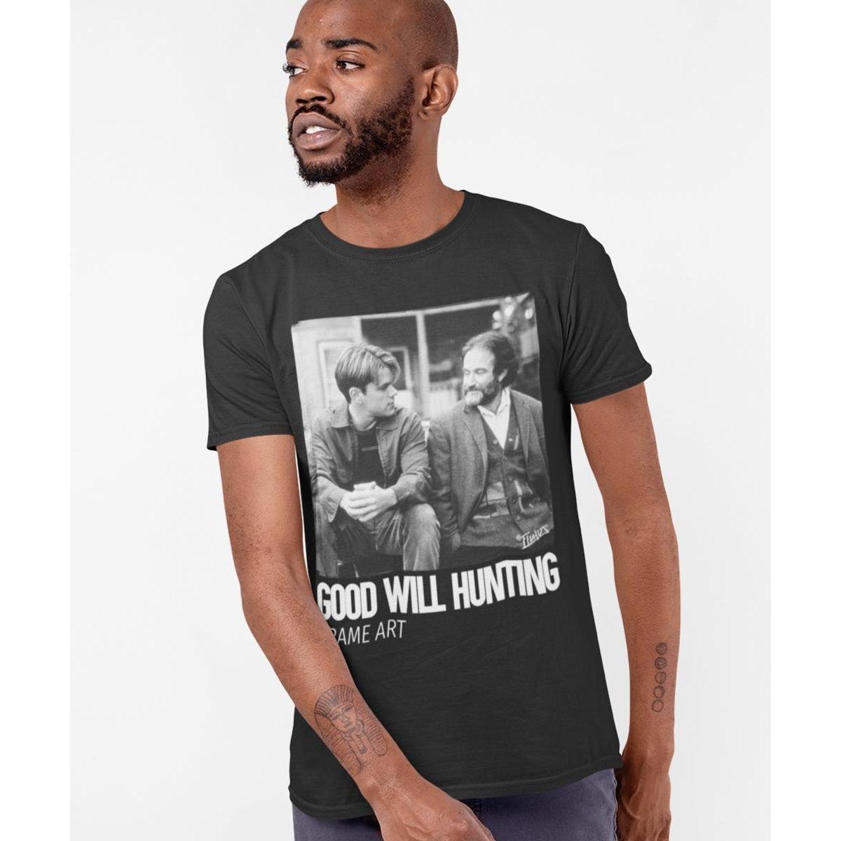 Camiseta Fluxos Prime Cinema Gênio Indomável Filme Masculina - Preto ...