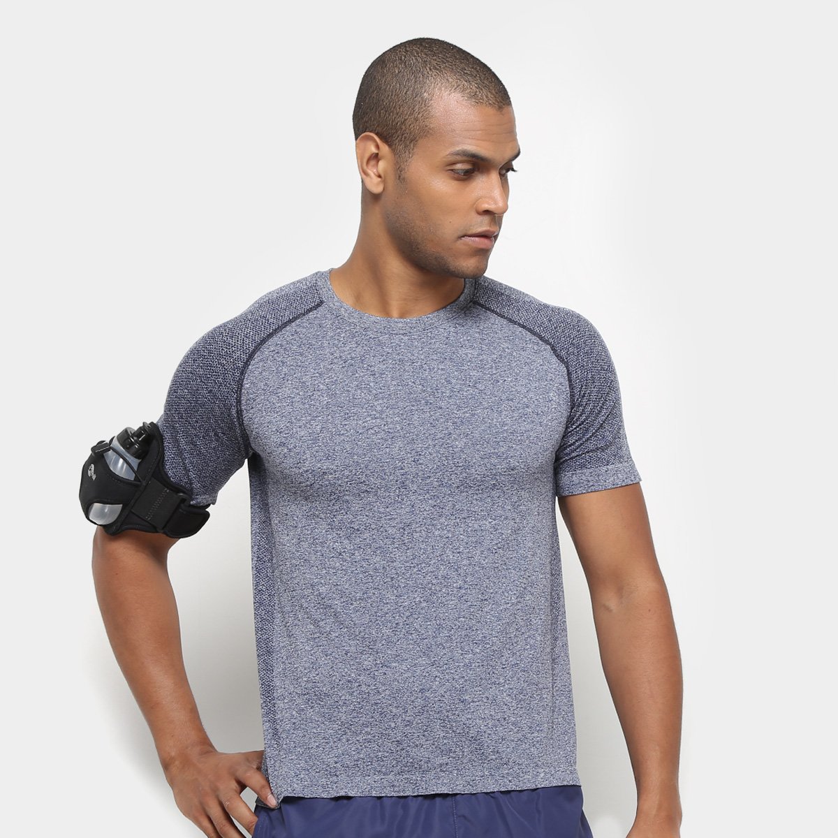 Camiseta Gonew Seamless Masculina - Marinho | Netshoes