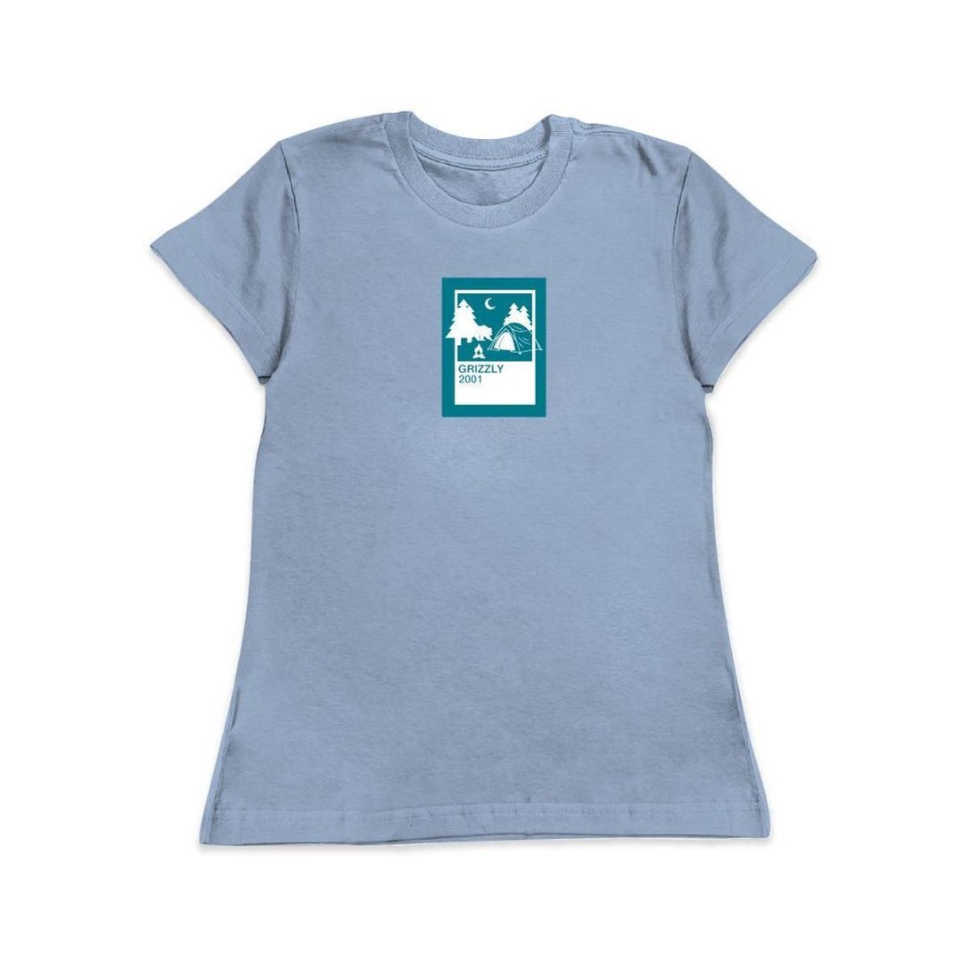 Camiseta Grizzly Color Codes Girls Tee - Azul Claro | Netshoes