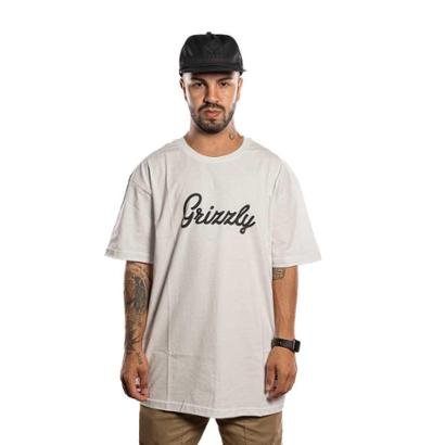 Camiseta Grizzly Script Logo Tee White V24GRC05 - Branco | Netshoes