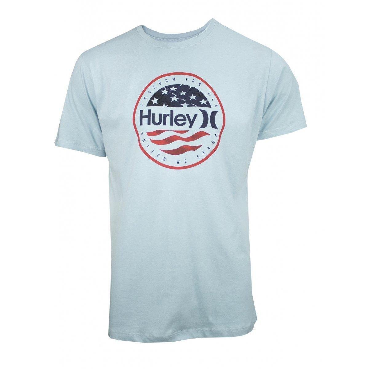 Camiseta Hurley Algodão América Masculina - Azul | Netshoes