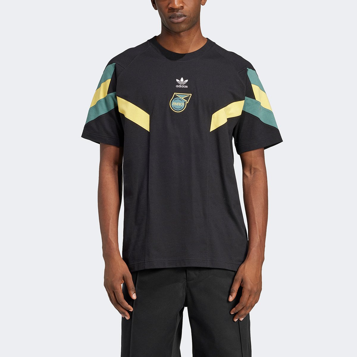 Camiseta Jamaica 24/25 s/n° Adidas Originals Masculina - Preto | Netshoes