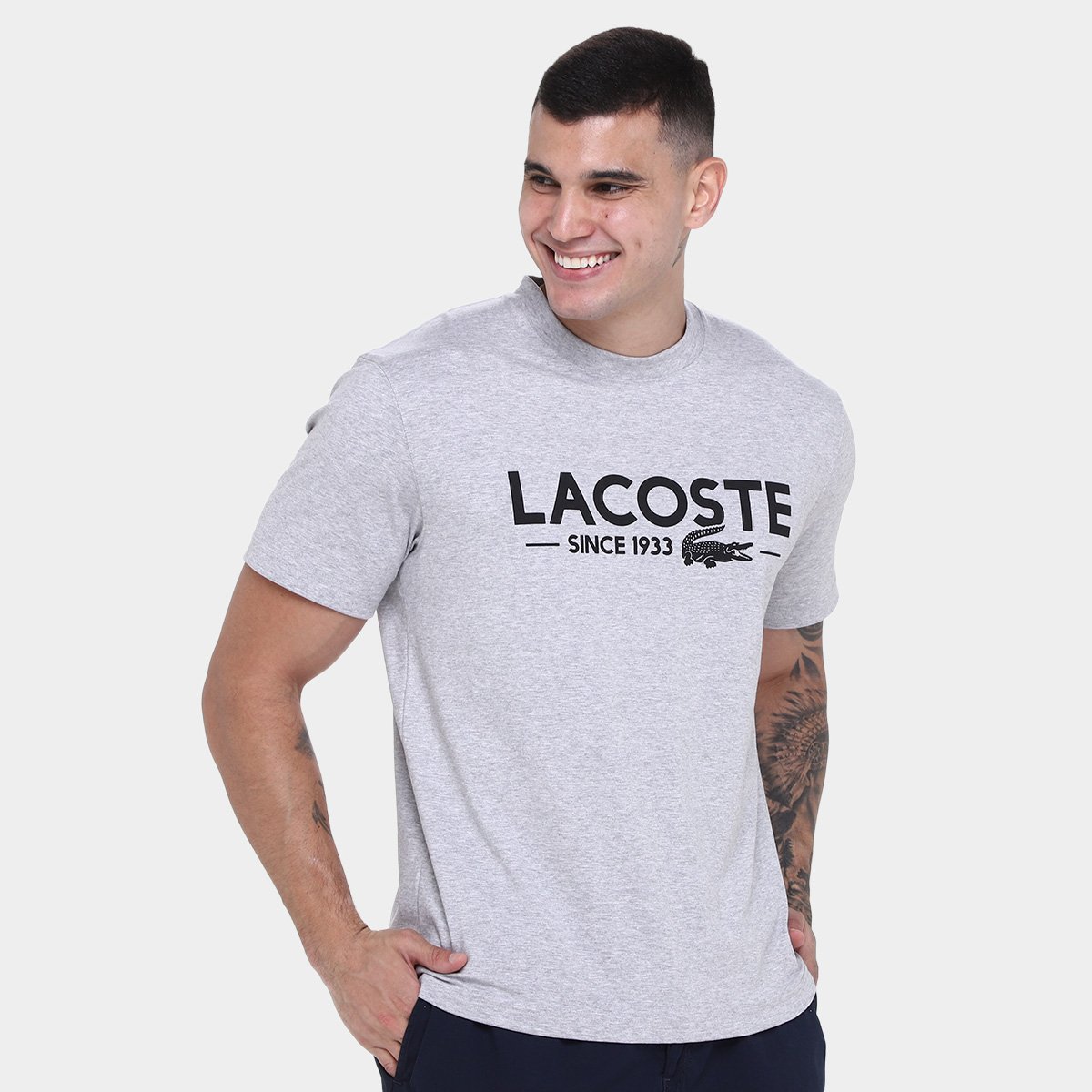 Tshirt Lacoste Baw em promoção na Netshoes!
