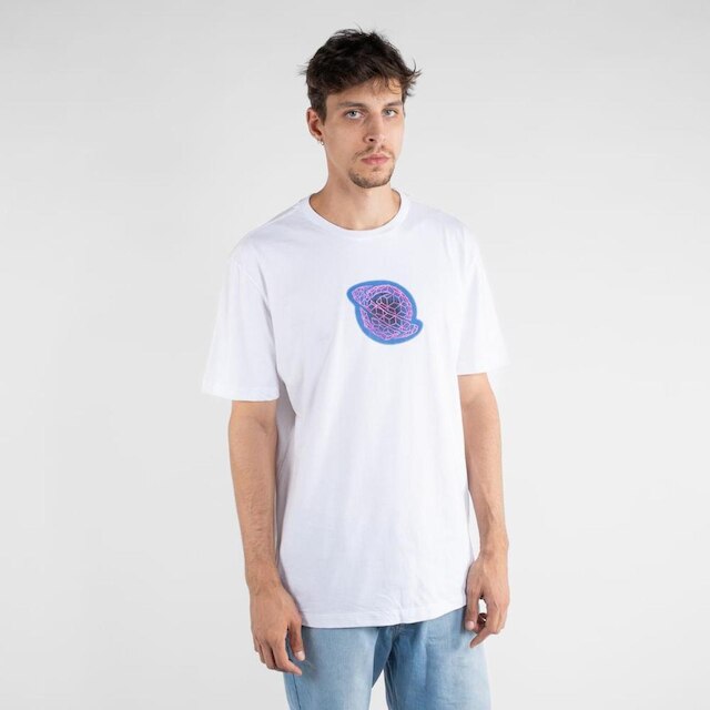 Camiseta Lost 3D WT23 Masculina - Branco | Netshoes