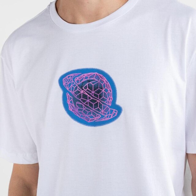 Camiseta Lost 3D WT23 Masculina - Branco | Netshoes