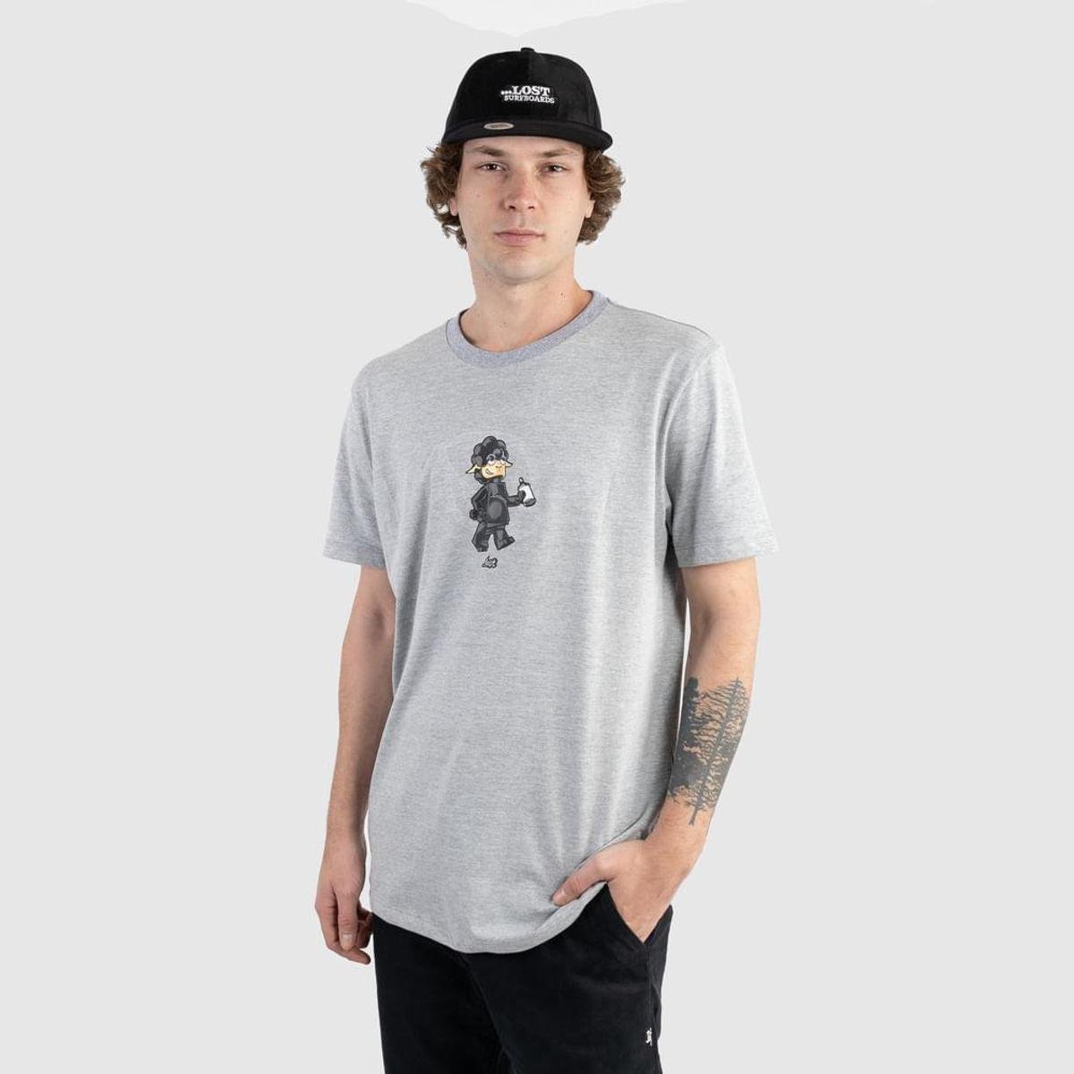 Camiseta Lost Lego Sheep Lost - Cinza | Netshoes