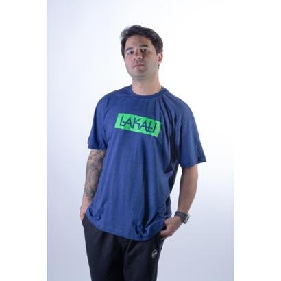 Camiseta Manga Curta Lakau Logo Fechado Azul - Azul | Netshoes