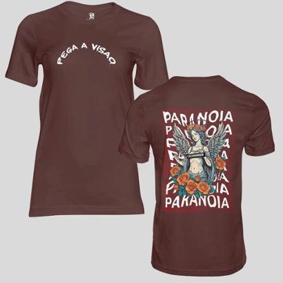 Camiseta Masculina Algodão Premium Pega a Visão Básica Estampada Anjo ...