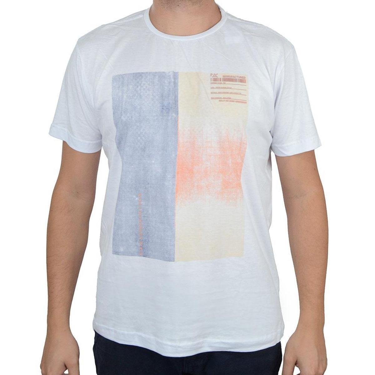 Camiseta Masculina Dixie MC Branco - 111944 - Branco | Netshoes