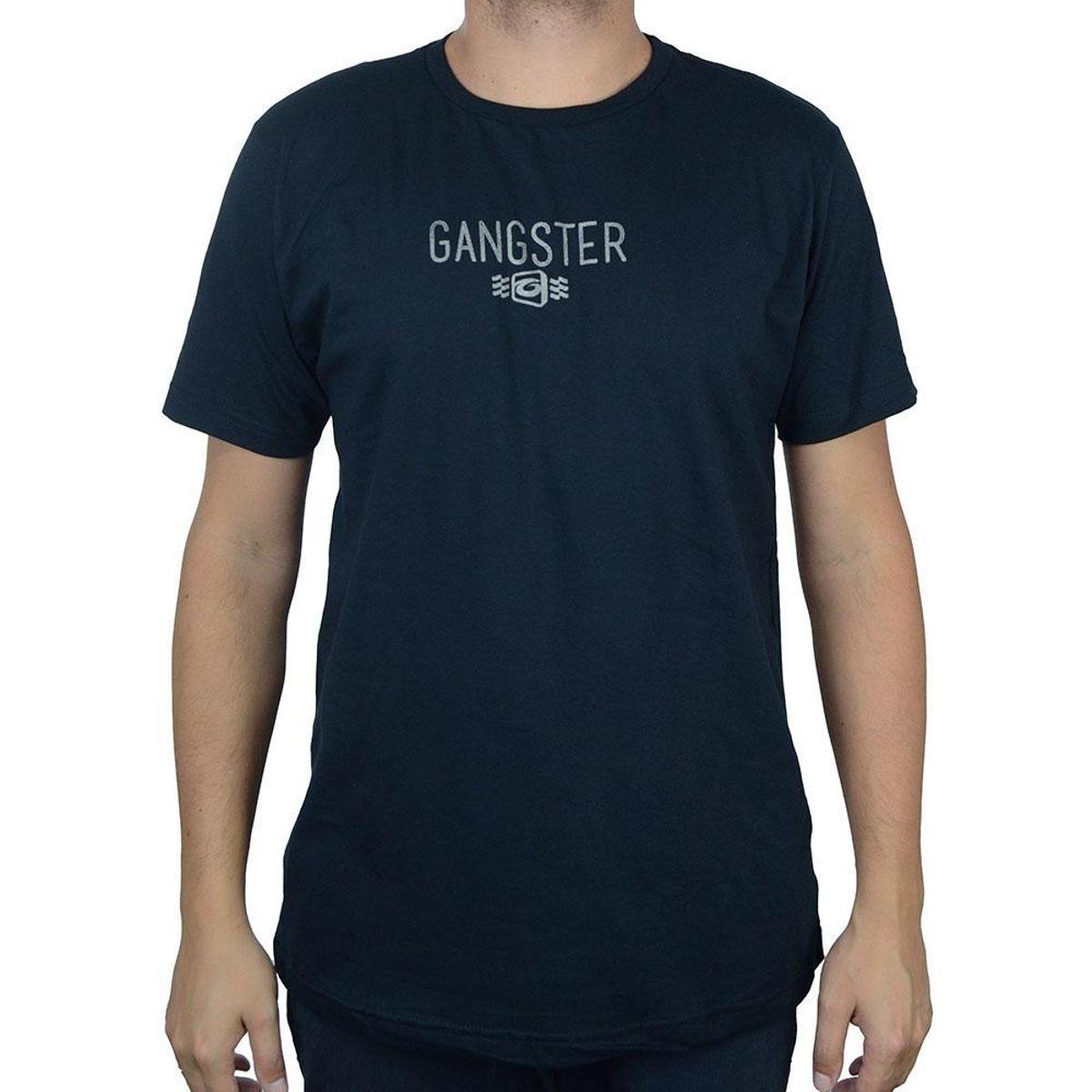 Camiseta Masculina Gangster MC Preta - 101616 - Preto | Netshoes
