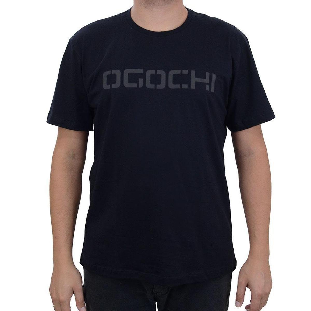 Camiseta Masculina Ogochi Concept Slim Preta - 006503024 - Preto | Netshoes