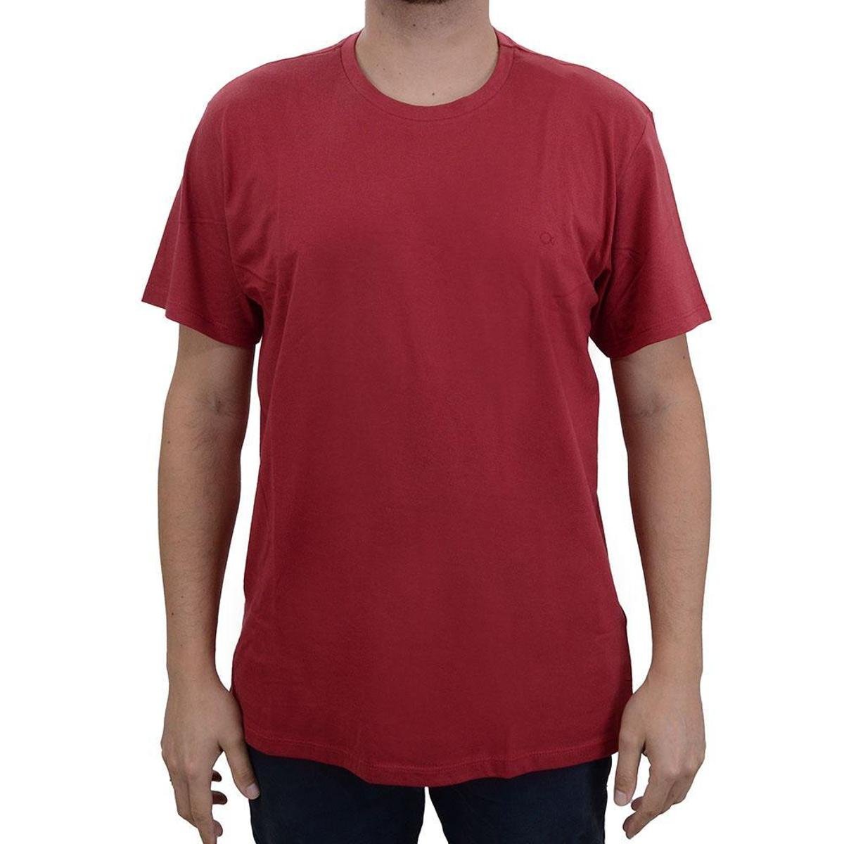 Camiseta Masculina Ogochi Slim Vermelha - 006001001 - Vermelho | Netshoes