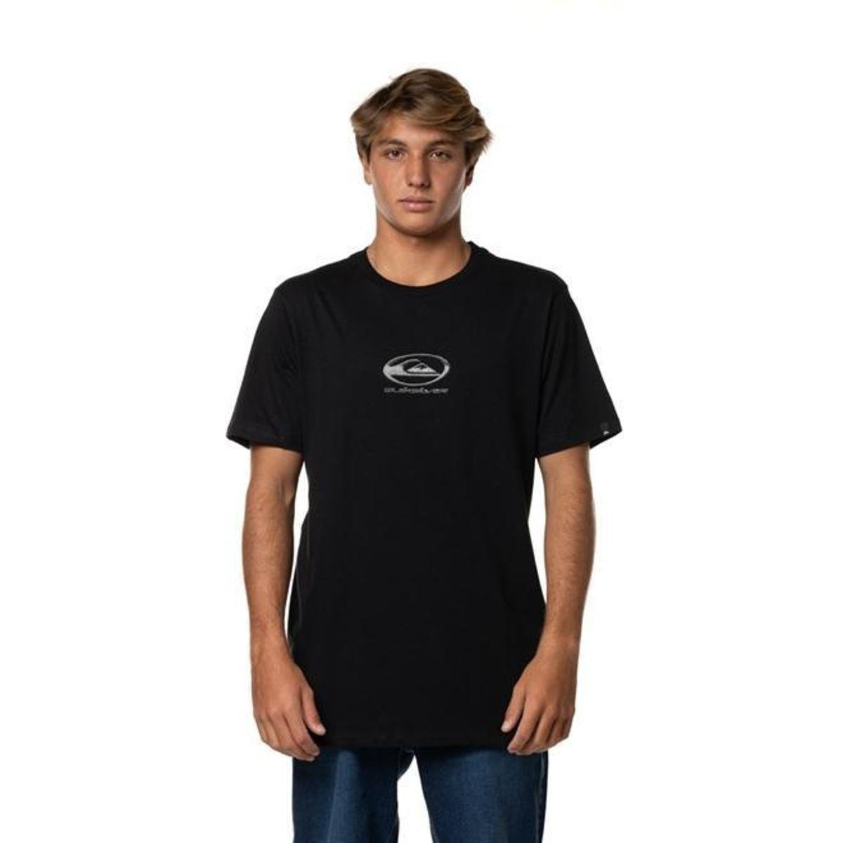 CAMISETA M/C CHROME LOGO - PRETO - P - Preto | Netshoes