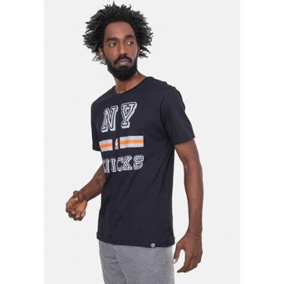 Camiseta NBA Color Stripes New York Knicks Masculino - Preto | Netshoes