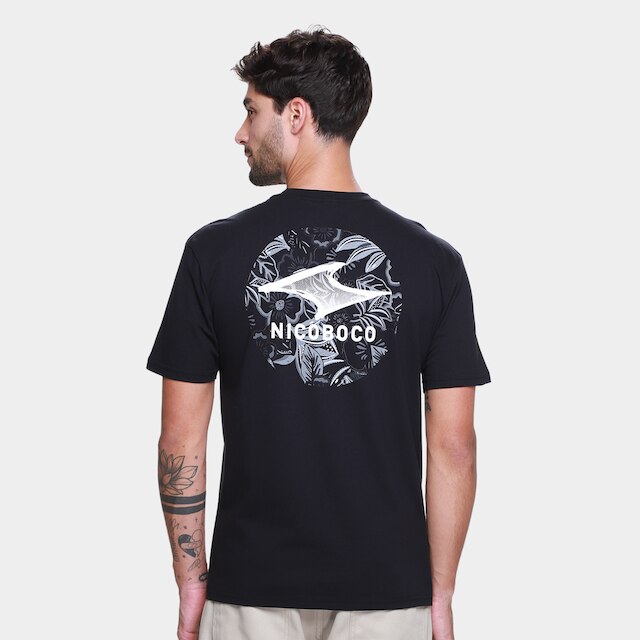 Camiseta Nicoboco Elliot Masculina - Preto | Netshoes