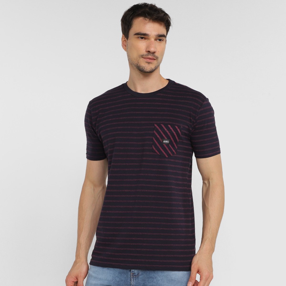 Camiseta Nicoboco Especial Justice Masculina - Marinho | Netshoes