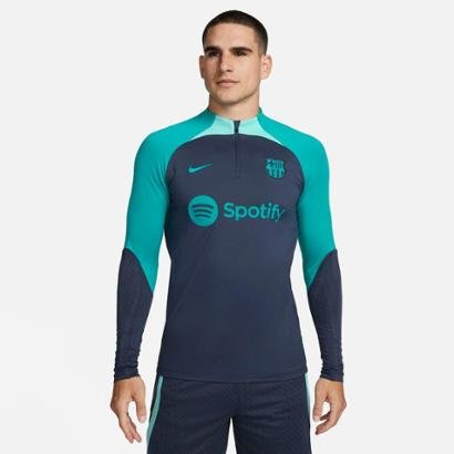 Camiseta Nike Barcelona Strike Masculina - Azul | Netshoes